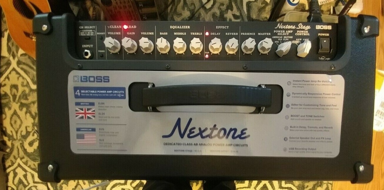 Brand New Boss NEX STAGE NEXTONE 1x12” Guitar Combo Amp. w/manual! Tube ...