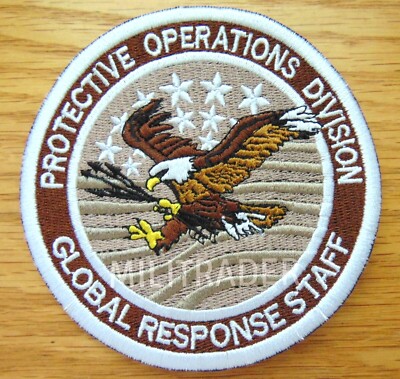 CIA Global Response Staff GRS Protective Operations Division Patch ...