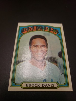1972 Topps #161 Brock Davis Milwaukee Brewers | eBay