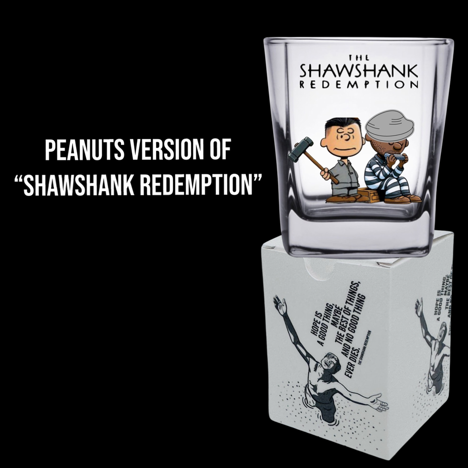 90'S/2000 MOVIES /PEANUTS Characters theme SHOT Glasses w/BOX | eBay
