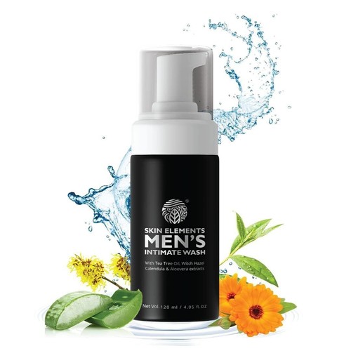 Skin Elements Intimate Wash for Men with Tea Tree Oil | pH Balanced ...