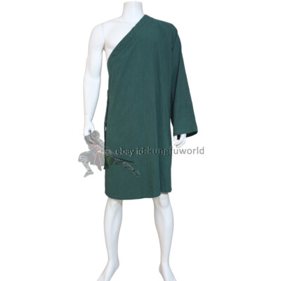 One-sleeve Shaolin Monk Robe Kung fu Jacket Wushu Martial arts Tai Chi ...