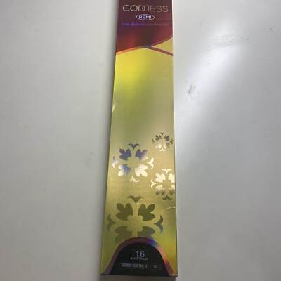 Sensationnel Remi Goddess Gold Yellow 100% Human Hair Remy_16"_#33* | eBay