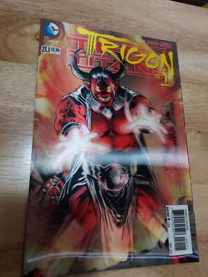 Teen Titans #23.1 / Trigon #1! (2013) 9.4 NM / The New 52! 3D Cover ...