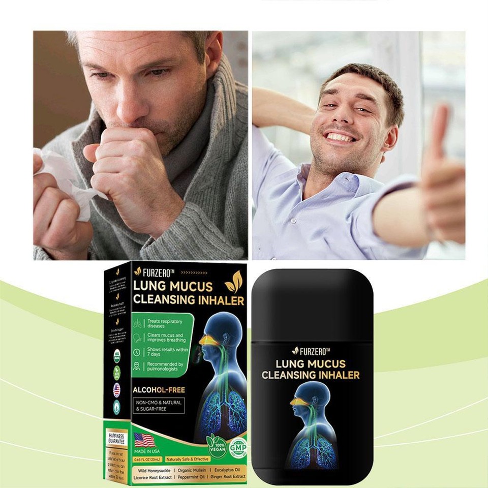 Lung Mucus Clean Nasal Herbal Box Natural Safe Essential Oils Inhaler ...