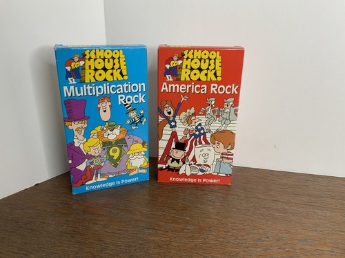 School House Rock America Rock & Muplication Cartoon Educational VHS ...