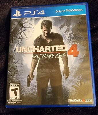 Uncharted 4 A Thief's End for PlayStation 4-PS4 -2016 Never Played But ...