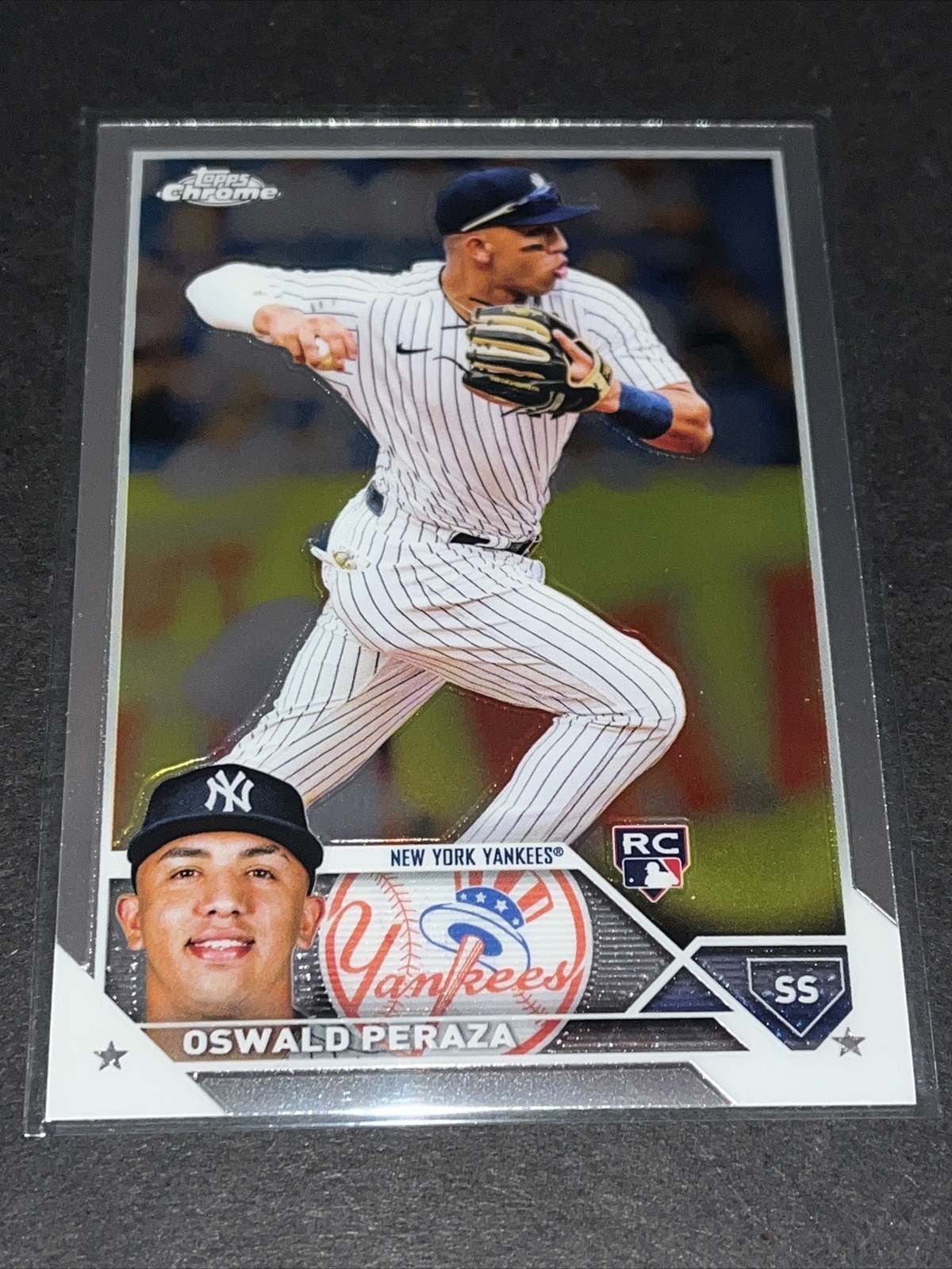 2023 Topps Chrome - Oswaldo Peraza -RC- Baseball Card - New York ...