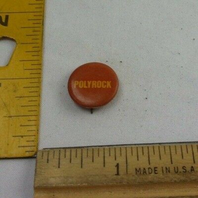 Polyrock band music 1980s pin back button VINTAGE | eBay