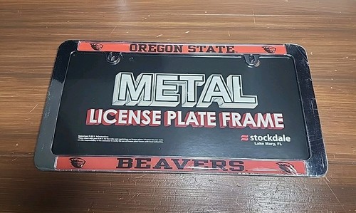 Oregon State Beavers NCAA Chrome Metal Stockdale License Plate Frame | eBay
