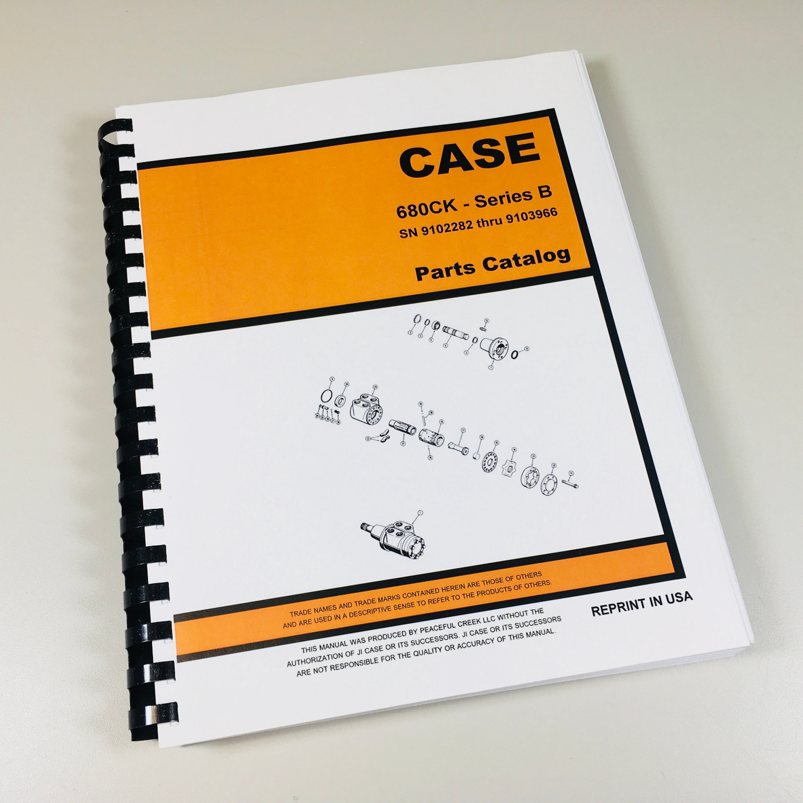 Case 680B 680Ck B Construction King Loader Backhoe Parts Manual 9102282 ...