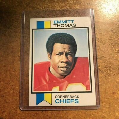 1973 Topps Football # 107 Emmitt Thomas | eBay