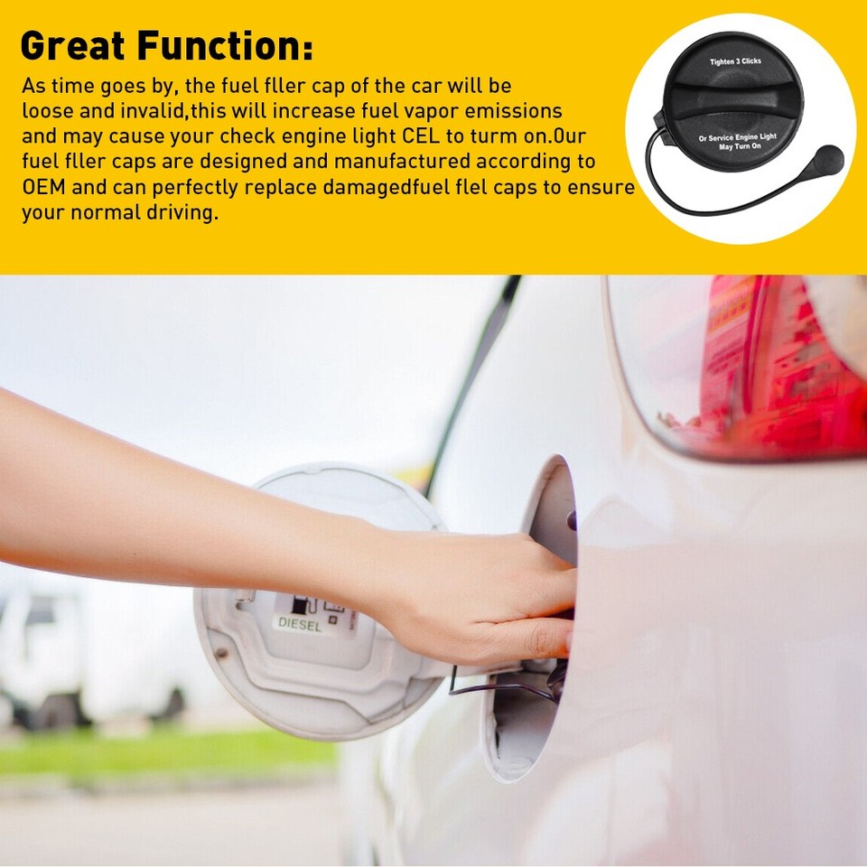1-10PCS 95995094 Gas Tank Fuel Cap for Replaces Cadillac Chevrolet ...