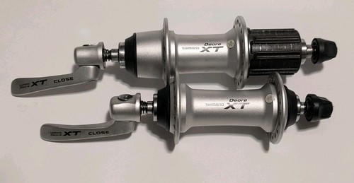 Shimano Hub Set HB-M770 FH-M770 Front Rear Deore XT 36h Touring MTB 10s ...