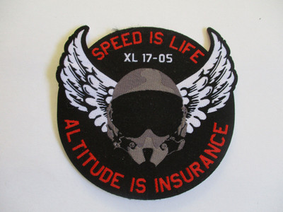 2005 Army XL 17-05 Speed is Life Altitude is Insurance Fighter Squadron ...