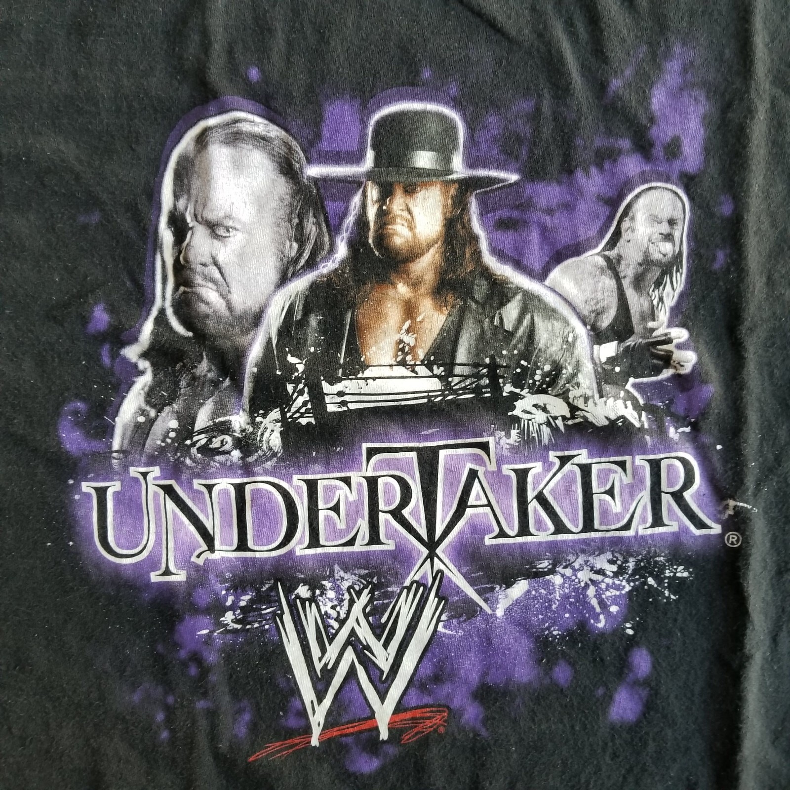 Vintage 2007 WWE Undertaker Black and Purple Cotton T… - Gem