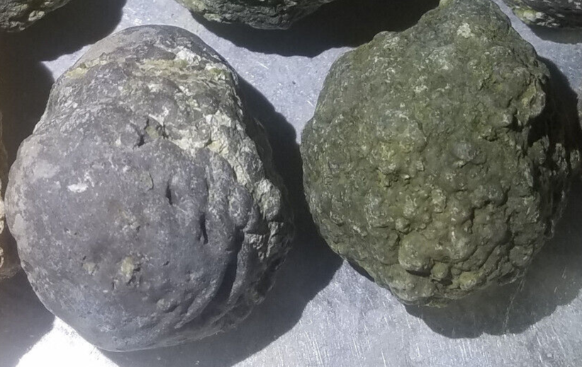 JoNGD: (Mixed 1-lb LOT) = (1 to 2 Uncut Thunder Eggs Rough Geode UN ...