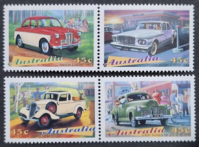 1997 Classic Australian Cars Set Of 2 Pairs MUH | eBay Australia