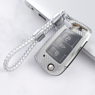 For VW Passat TPU Key Fob Case Cover Anti-drop Anti-shock Anti-scratch ...