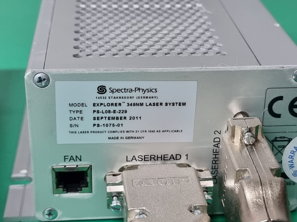 Spectra-Physics EXPLORER 349NM Laser Head Set | eBay