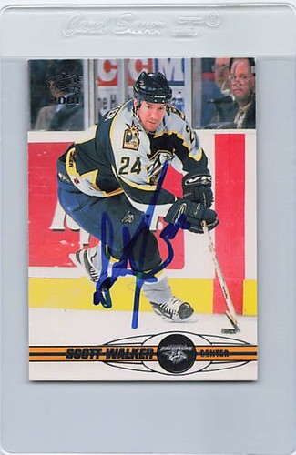 2000/01 Pacific #228 Scott Walker Predators Signed Auto *G7421 | eBay