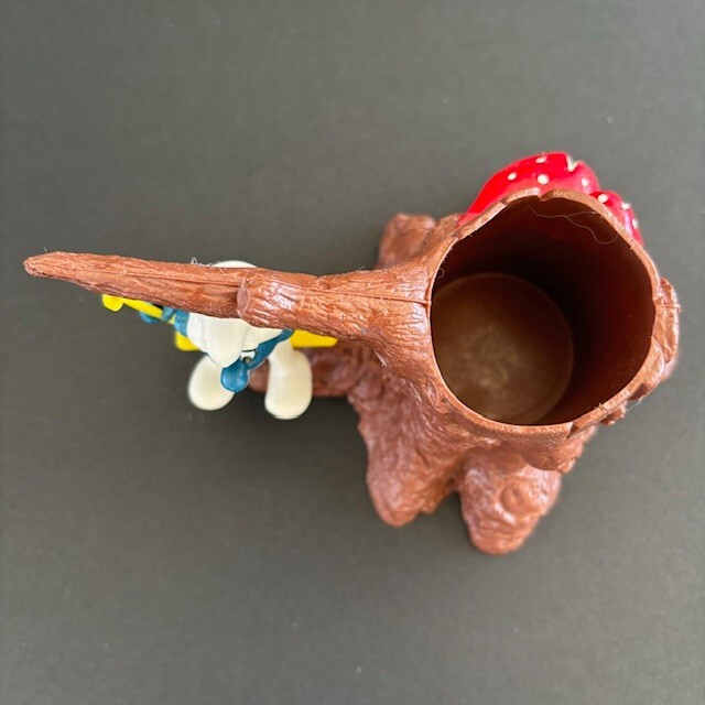 Smurfs 53040 Swing Tree Stump Pen Pencil Holder Playset Vtg Schleich ...