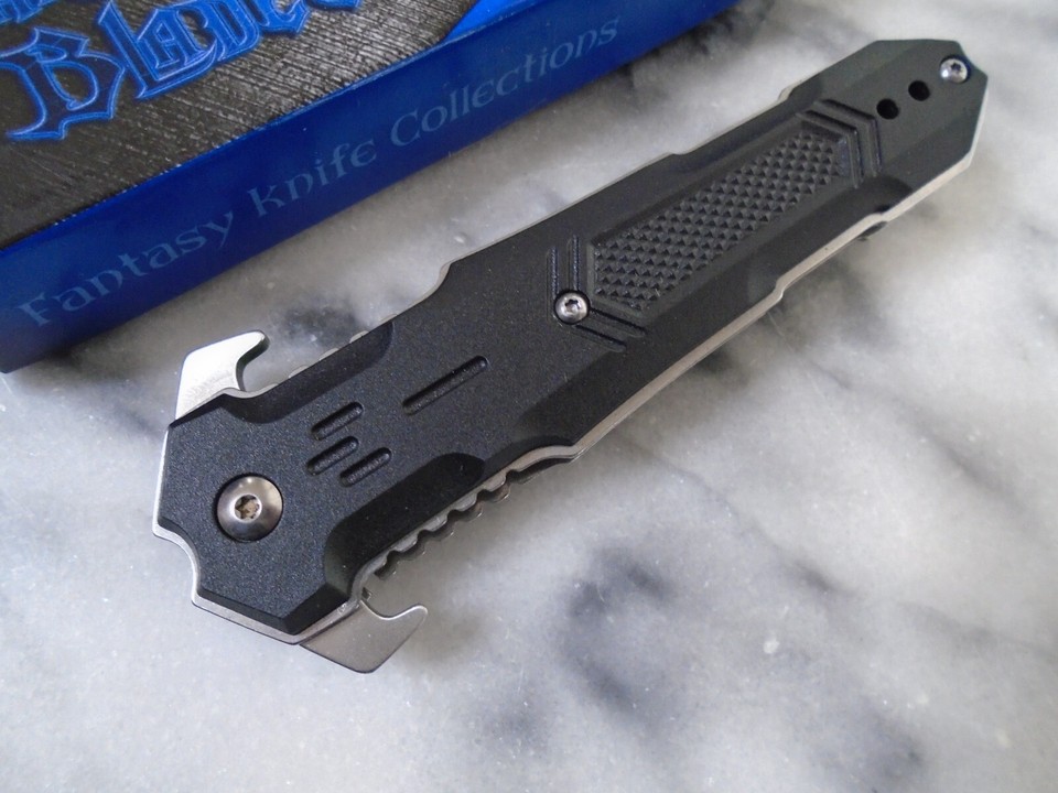 Dark Side Blades Assisted Open Stiletto Dagger Knife w Pocket Hook DS ...