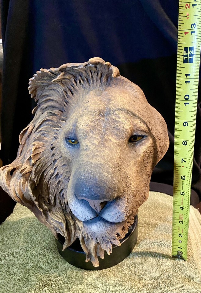 Rick Cain Sculpture Limited Edition 2380/2500 1996 Taking The Lead Lion ...