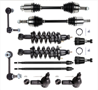 For 02-06 Honda CR-V Rear Struts Front Ball Joint Tie Rod End CV Axle ...