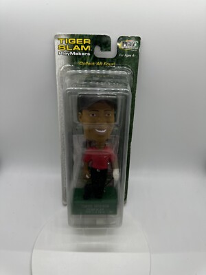 Vintage Tiger Woods Bobblehead Tiger Slam 2001 Masters Tournament Upper ...