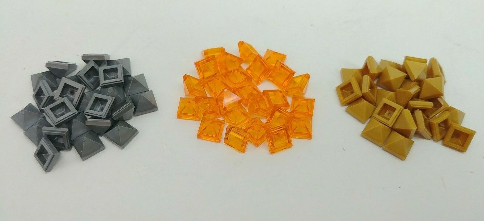 Lego Lot of 25 - 1 x 1 x 2/3 Tile Pyramid 45 Slope 22388 Choose Your ...