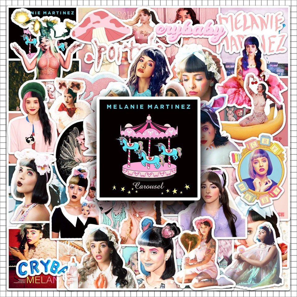 50pcs New Melanie Martinez Singer Stickers Scrapbook Decals Craft DIY ...