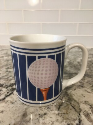 Vintage Curzon Golf Ball on Tee Coffee Mug Cup | eBay