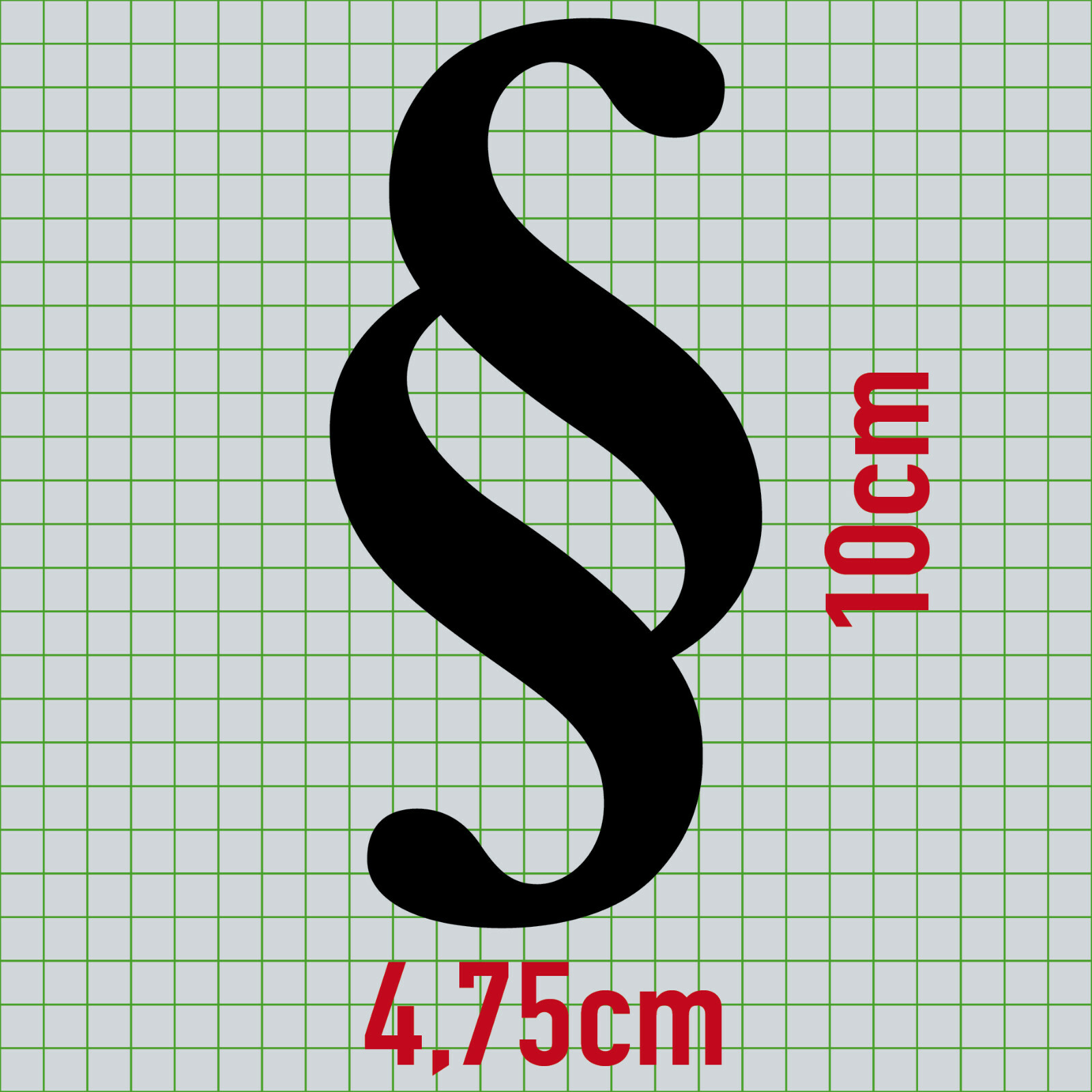 Paragraph SET S schwarz Zeichen Symbol Gesetz Anwalt Kanzlei Aufkleber ...