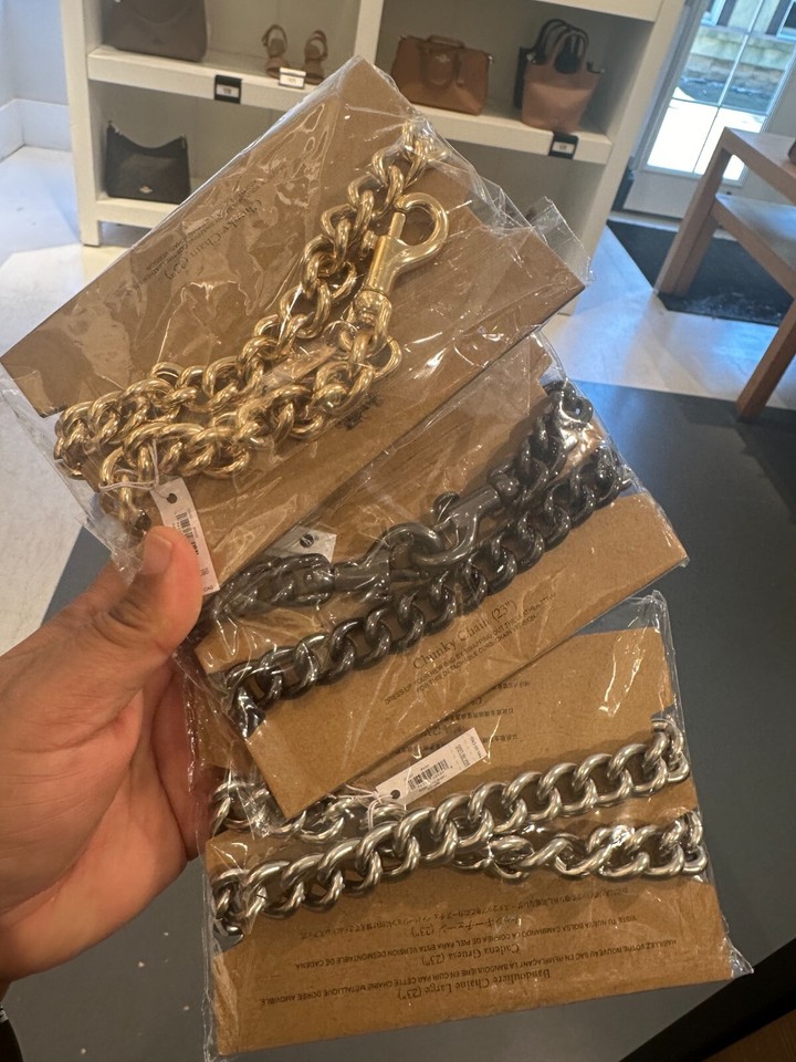 Coach CHUNKY CHAIN STRAP NEW AUTHENTIC BAG HANDLE 23 3/4 Inches CR457 ...