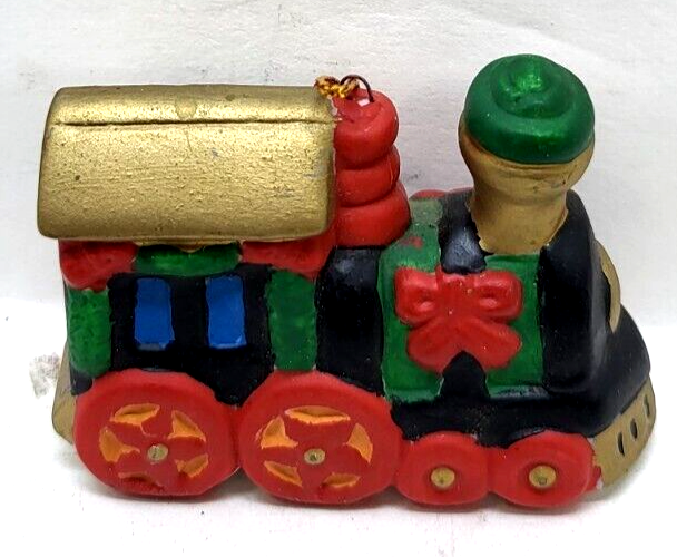 2" Ceramic Hand Painted Locomotive Train Engine Ornament (D8) | eBay