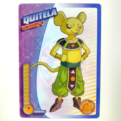 Carte Dragon Ball Super Trading Cards N°73 Quitela Univers 4 Panini Fr ...