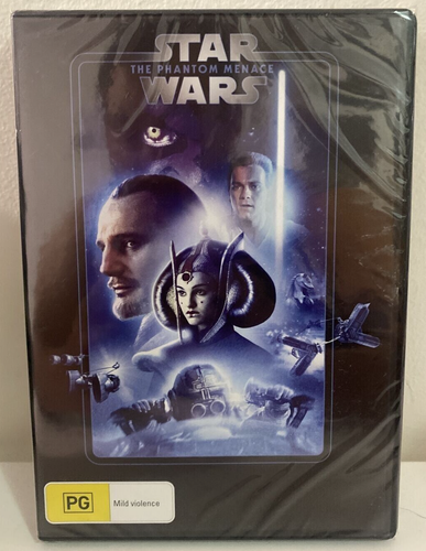 Star Wars Episode I The Phantom Menace DVD Ewan McGregor New & Sealed ...