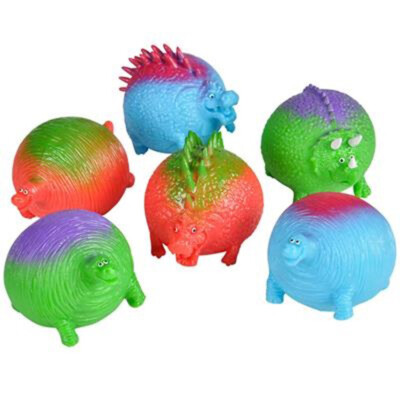 Splat Dinosaur Squishy Fun Splats Throw Ball Play Soft Splatter Stick ...