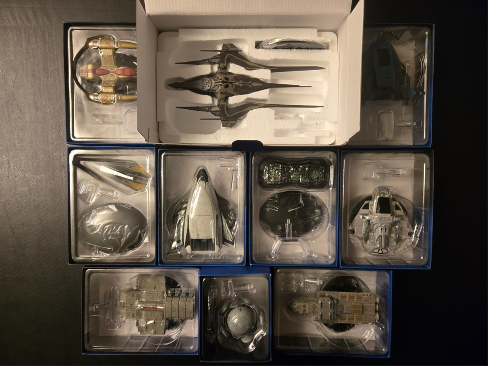 Eaglemoss Star Trek lot of 10 Starships OV-165 Altamid Borg Xhosa ...