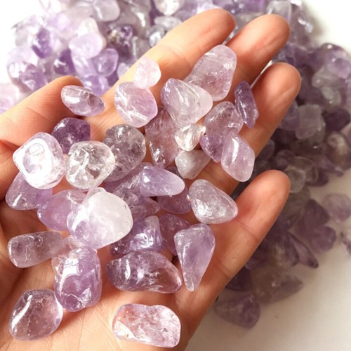 100 G Amethyst Gravel Decorative Fish Tank Pebbles Tumbled Stones ...