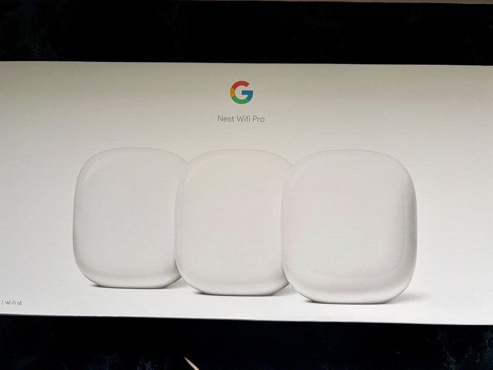 Google Nest WiFi Pro WiFi 6E Routers - 3 Pack - excellent condition ...