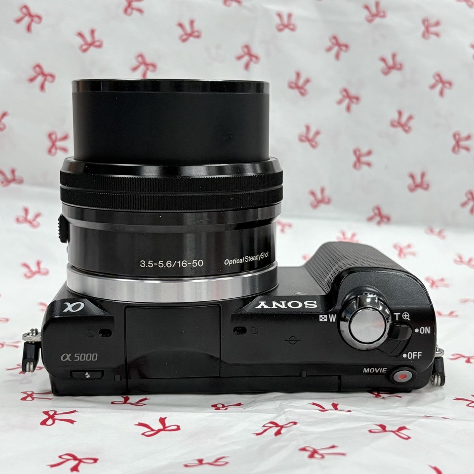 Sony Alpha a5000 Mirrorless Digital Camera w/16-50mm Lens Black English ...