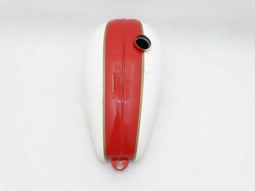 Triumph T120 Red And White Painted Gas Fuel Petrol Tank/FIT FOR | eBay