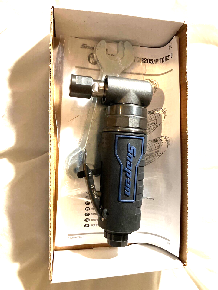 Snap-on PTGR210AMB 0.5 Hp Air Powered Right-Angled Die Grinder Power ...