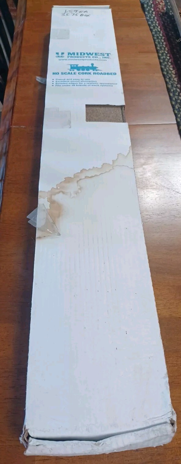 Midwest Products #3013 - HO Scale Cork Roadbed 36" - Box of 25 ...