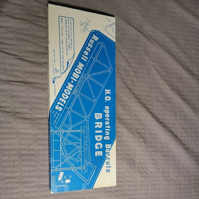 Vintage Russell Mobi-models HO Scale Operating Bascule Bridge Kit 5941 ...