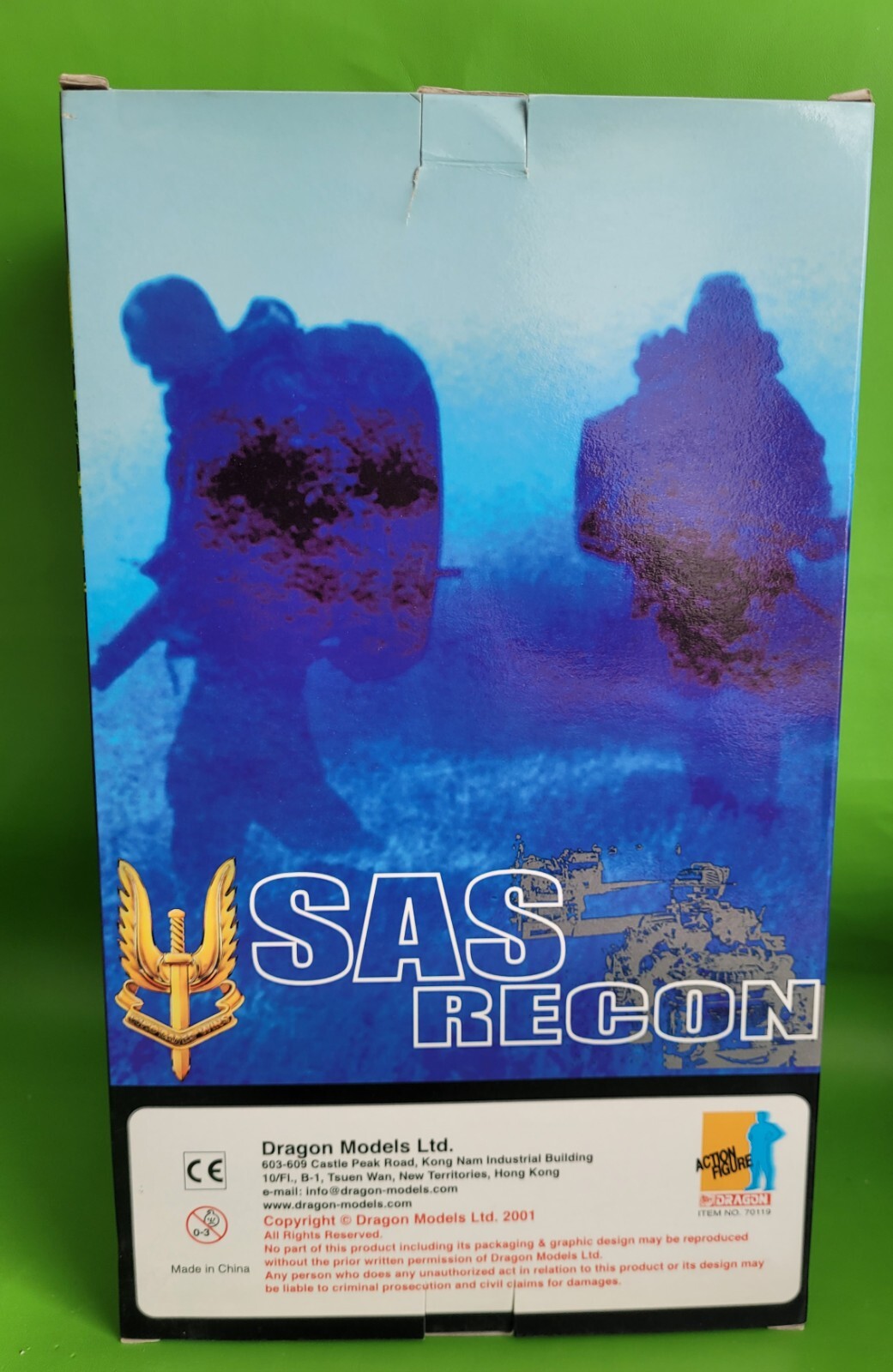 Dragon Action Figures 1/6th Scale SAS Recon Colin Box Only | eBay