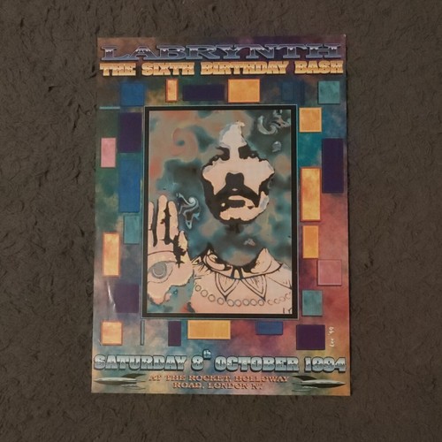 Labrynth Rave Flyer, A4, Acid House Club Rave Flyers | eBay