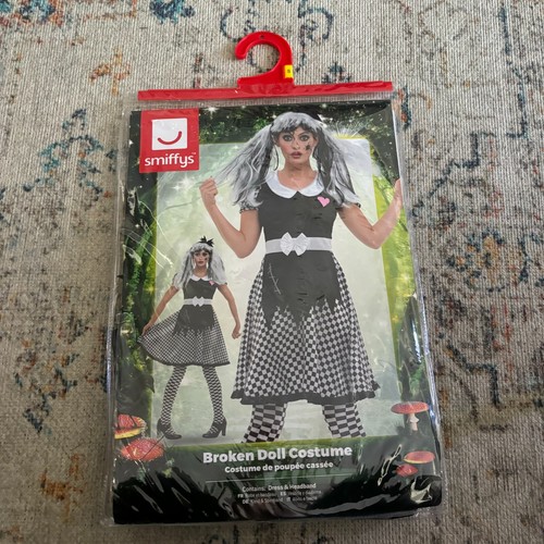 Twisted Baby Broken Doll Costume Small UK 8-10 Evil Halloween Fancy ...